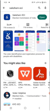 Saksham ECI App 2023: वोटर कार्ड धारकों के लिए जारी हुआ नया एप्प ...